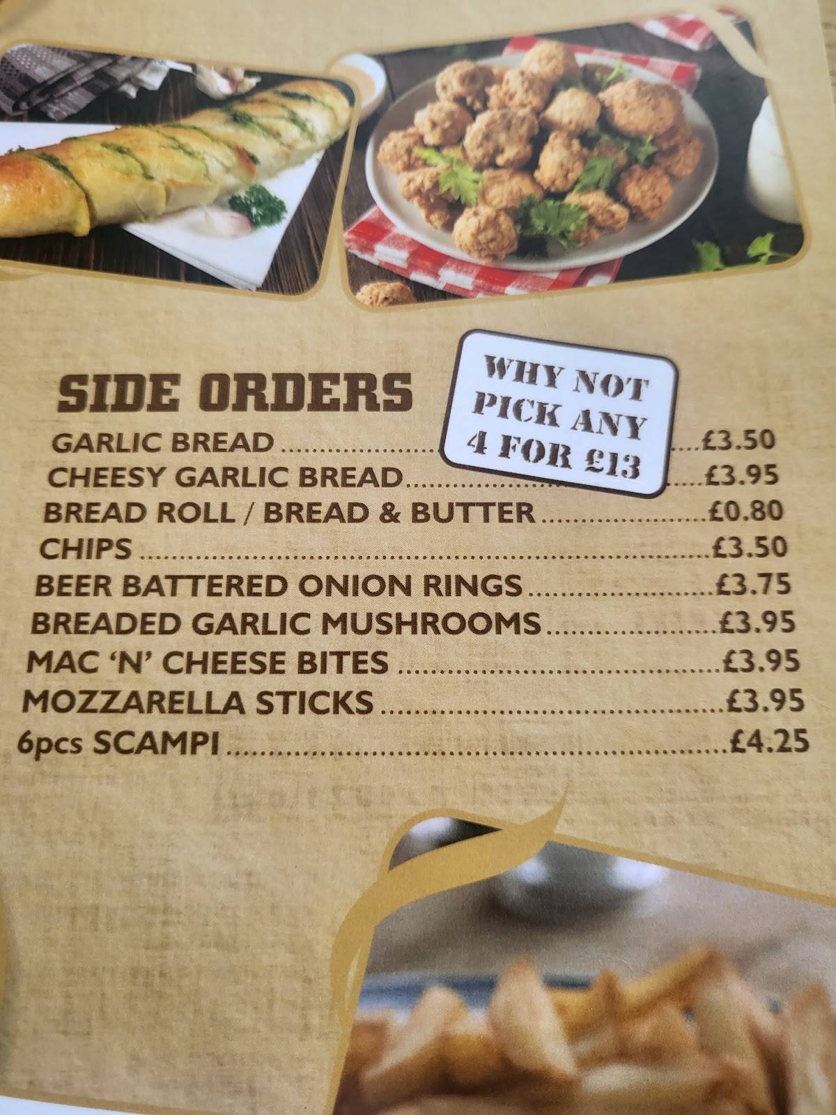 Menu at The Greyhound Inn pub & bar, Newport, Old Hill Cres