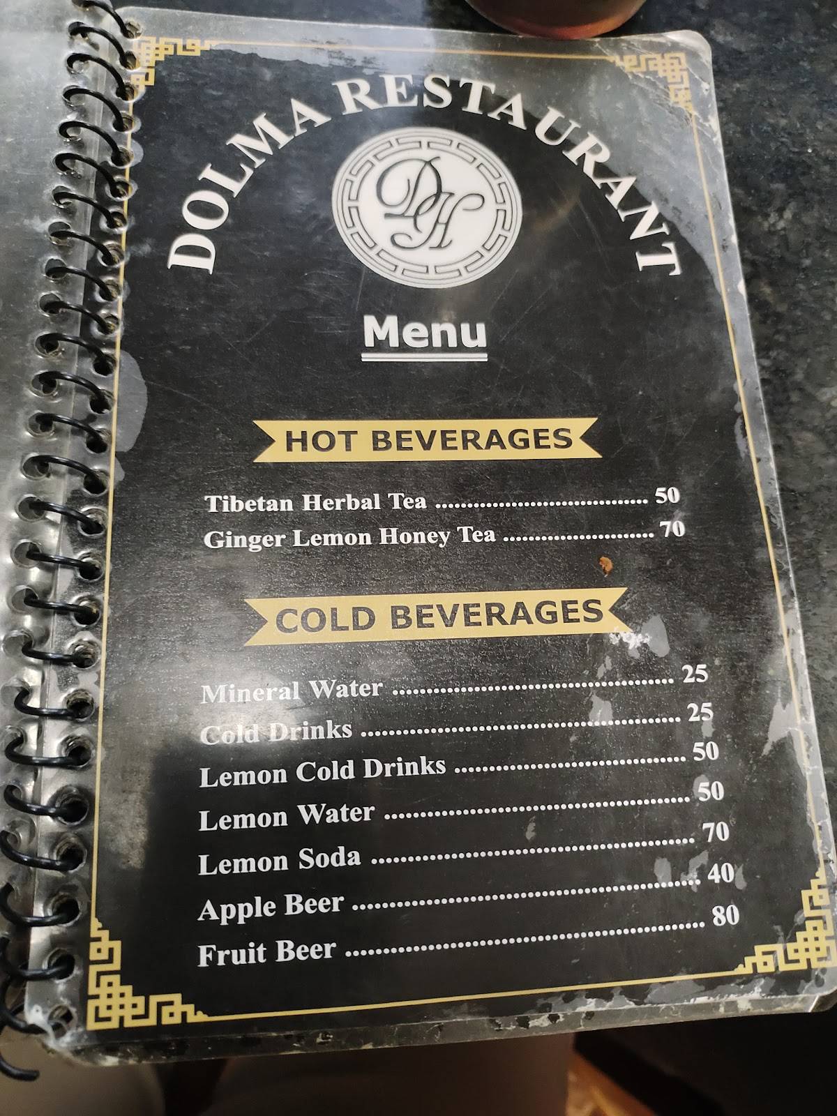 Menu at Cafe Dolma - Since 1984 Majnu ka Tila, Delhi, 6/7 floor