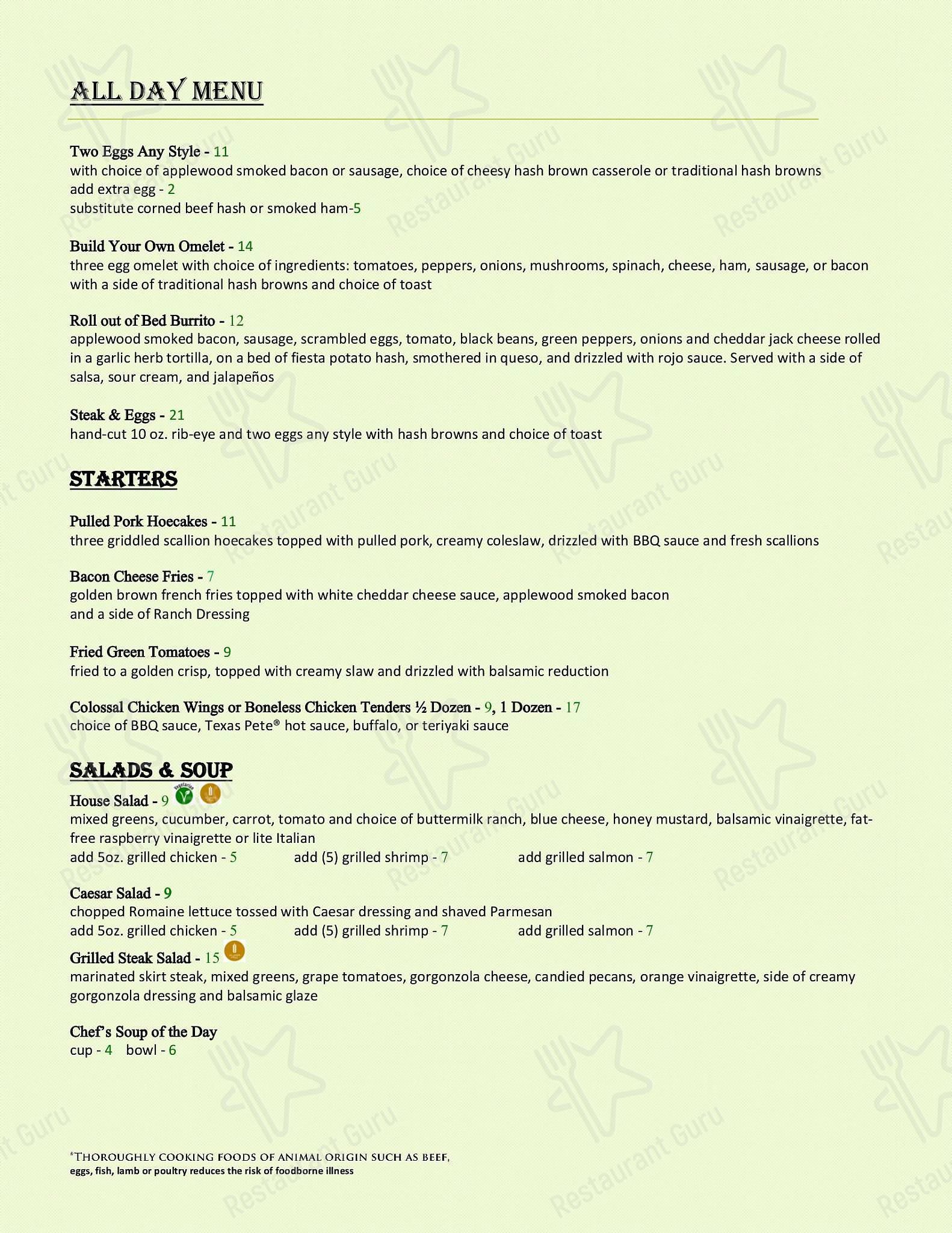 Selu Garden Cafe Cherokee