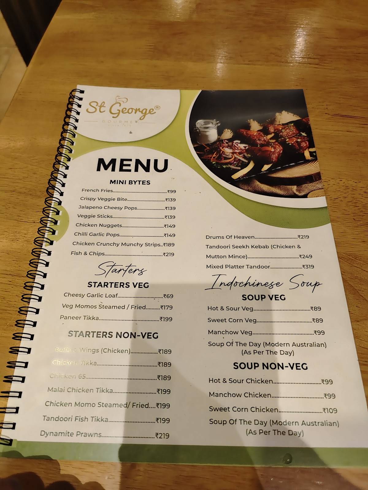 Menu at St George Gourmet & Bayleaf - Premier Patisserie Bakery ...