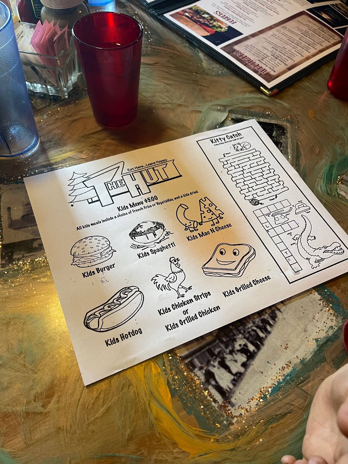 Menu at The Hut Restaurant, Calumet Township, Wolverine St #41