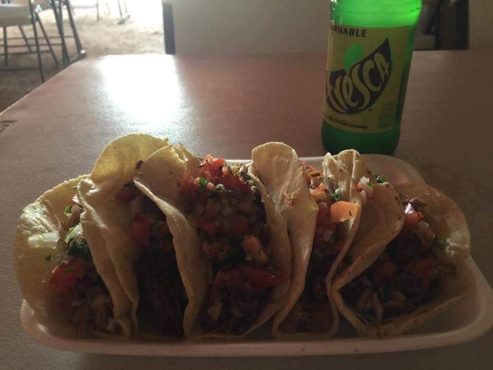Menu at Carnitas la Yoca restaurant, Tucson, S 6th Ave