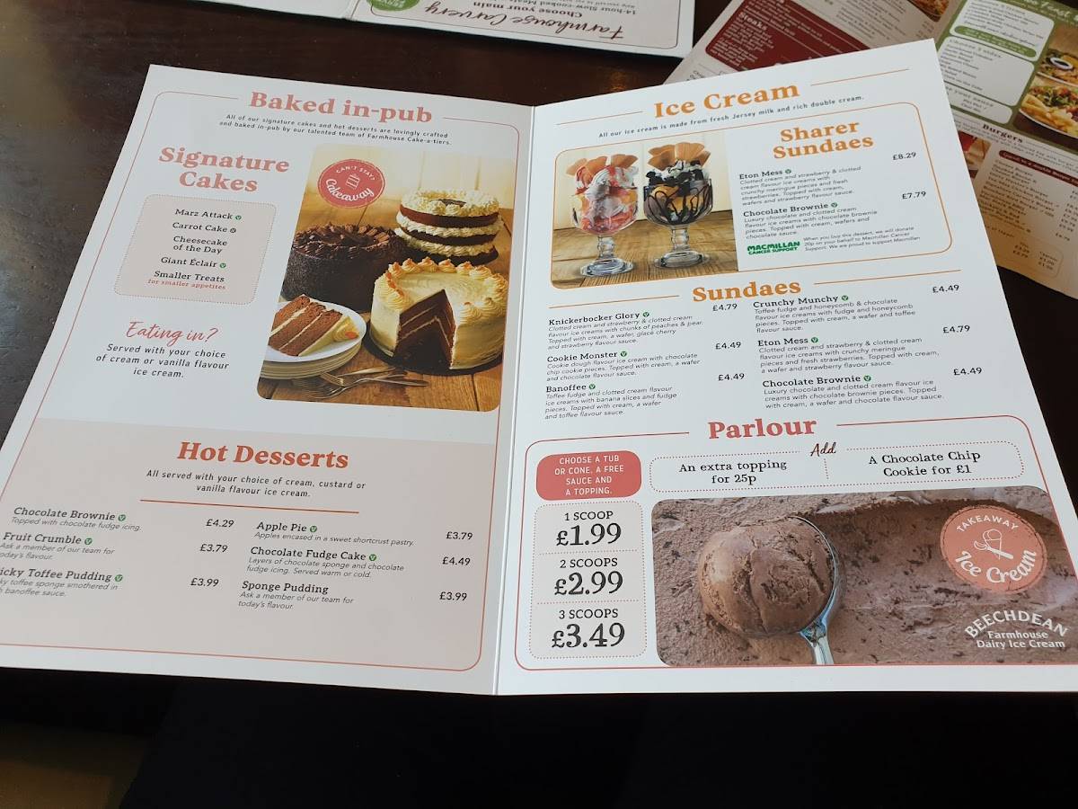 Menu at Chestnut Tree Farm - Dining & Carvery pub & bar, Ipswich