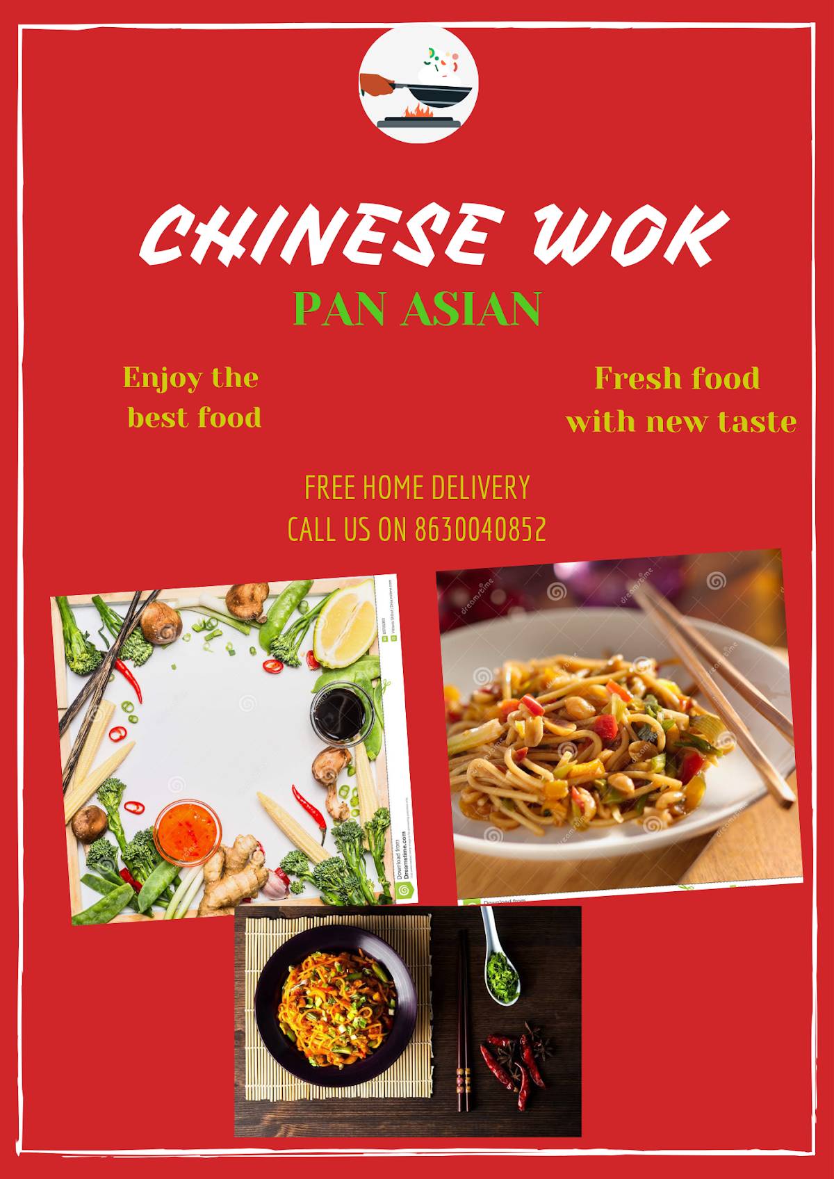 Menu at Chinese Wok (pan Asian), Dehradun