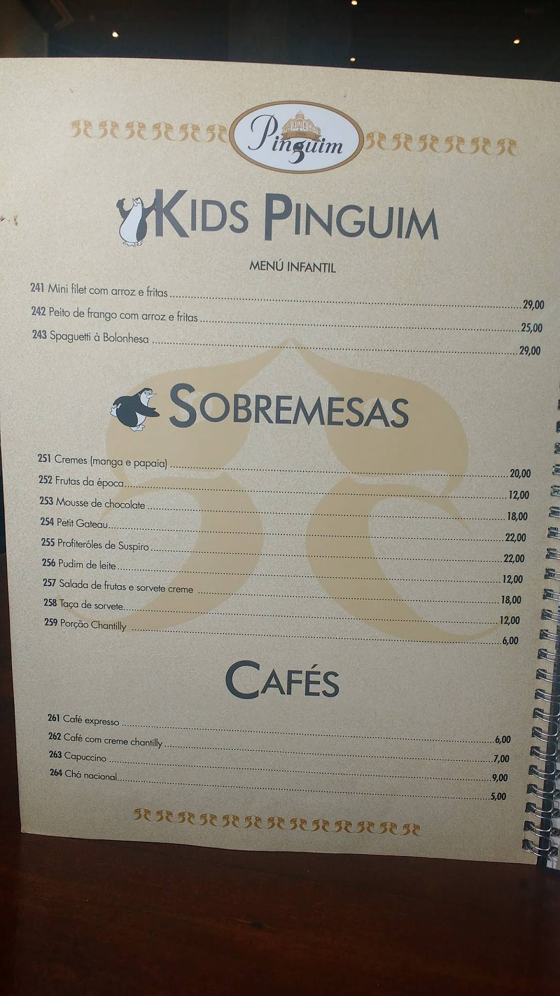 Menu em Choperia Pinguim Brasília pub & Bar, Guará, K3 e K4 - SAI/SO ...