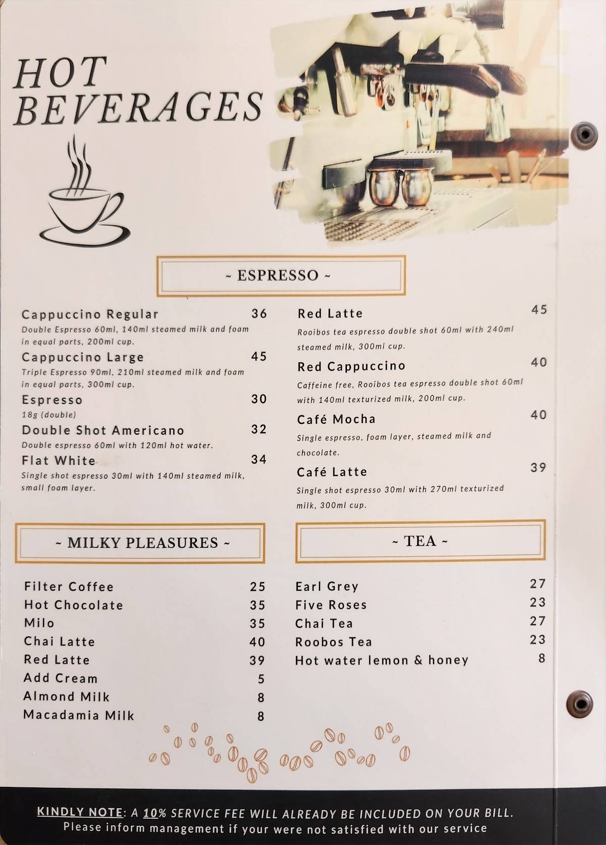 Speisekarte von Clay Cafe Montana, Pretoria