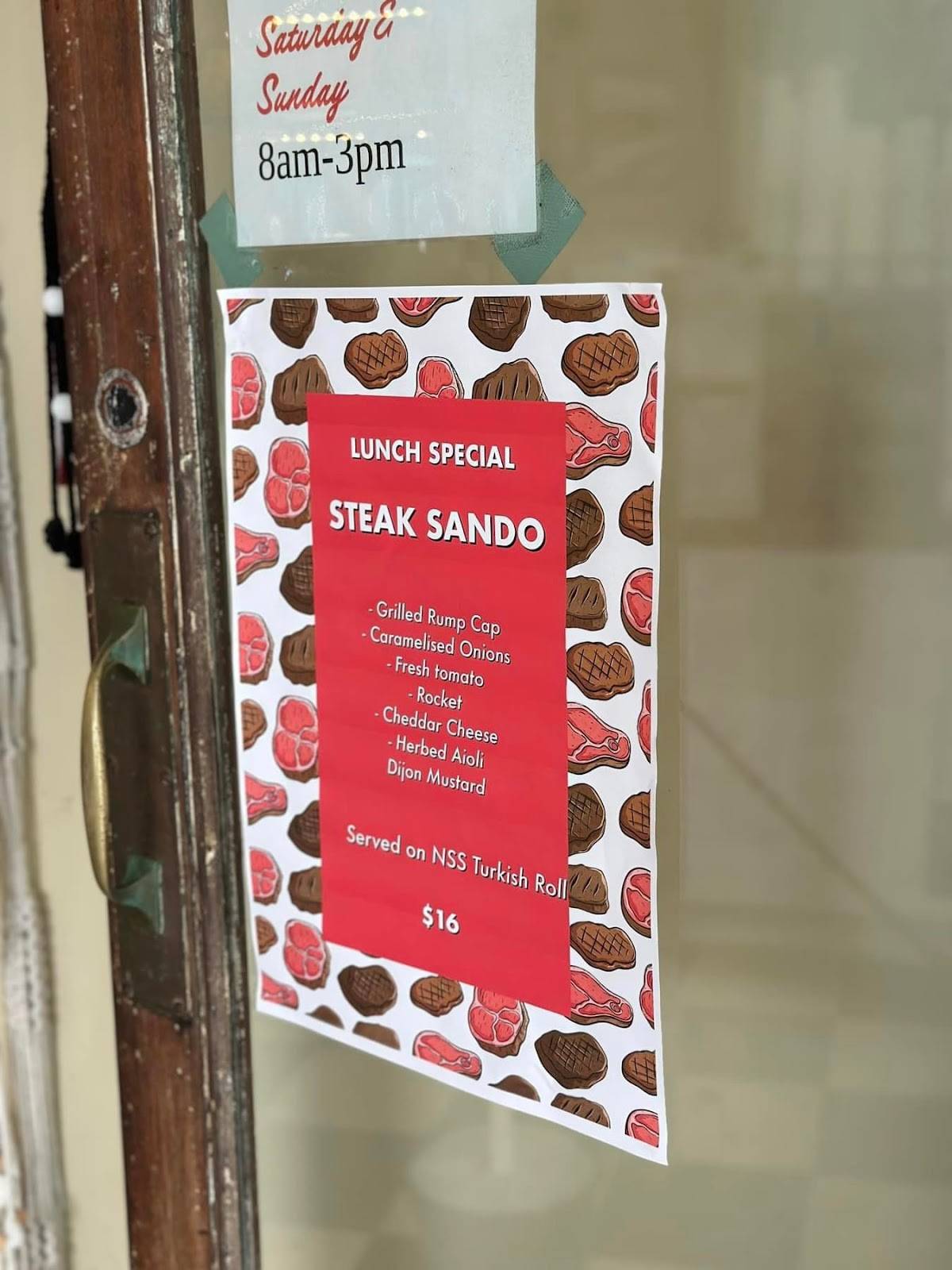 Menu at North Street Store cafe, Cottesloe