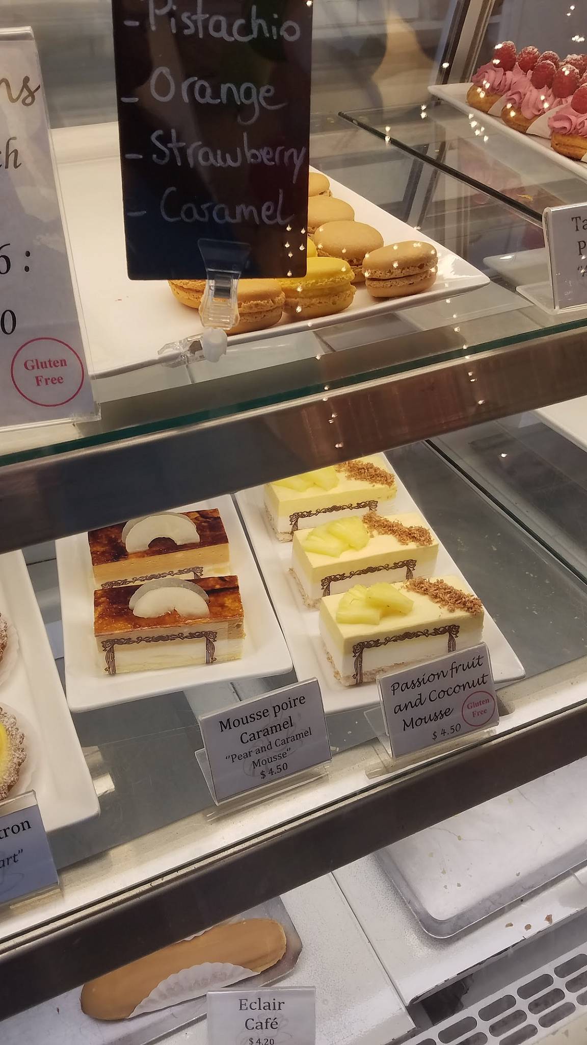 Menu at Croissant & Co cafe, Venice