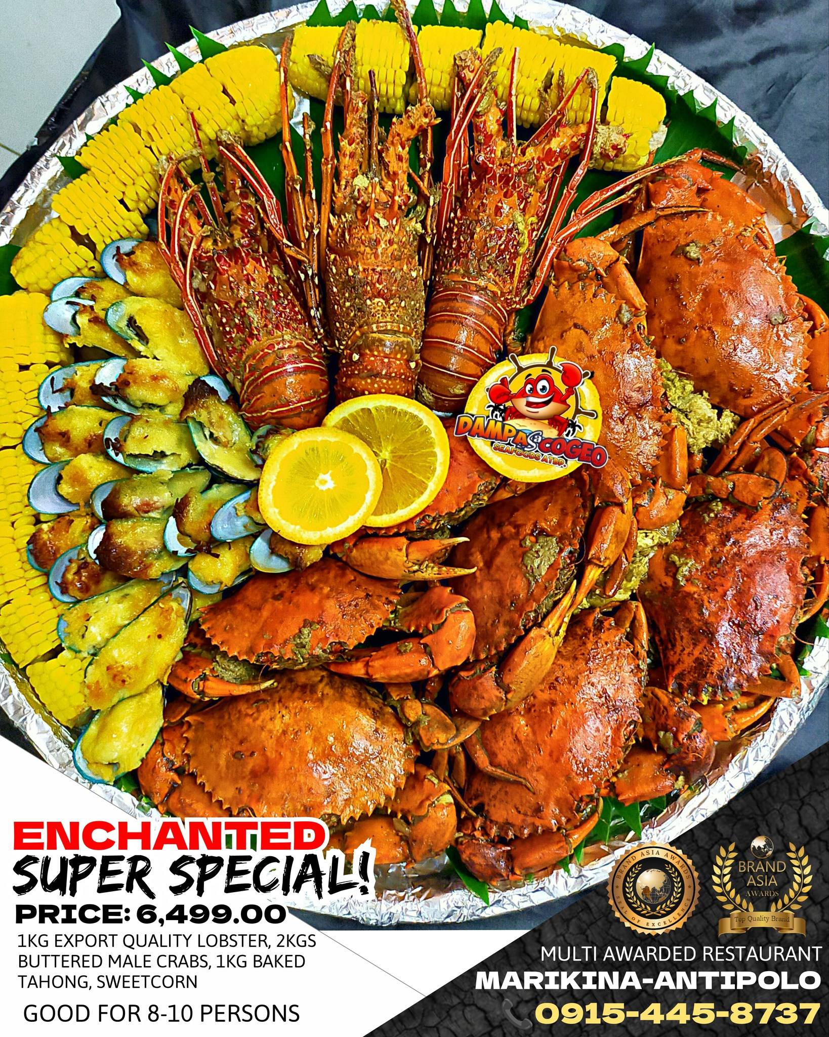 Menu at Dampa sa Cogeo restaurant, Antipolo, J5C8+HXH