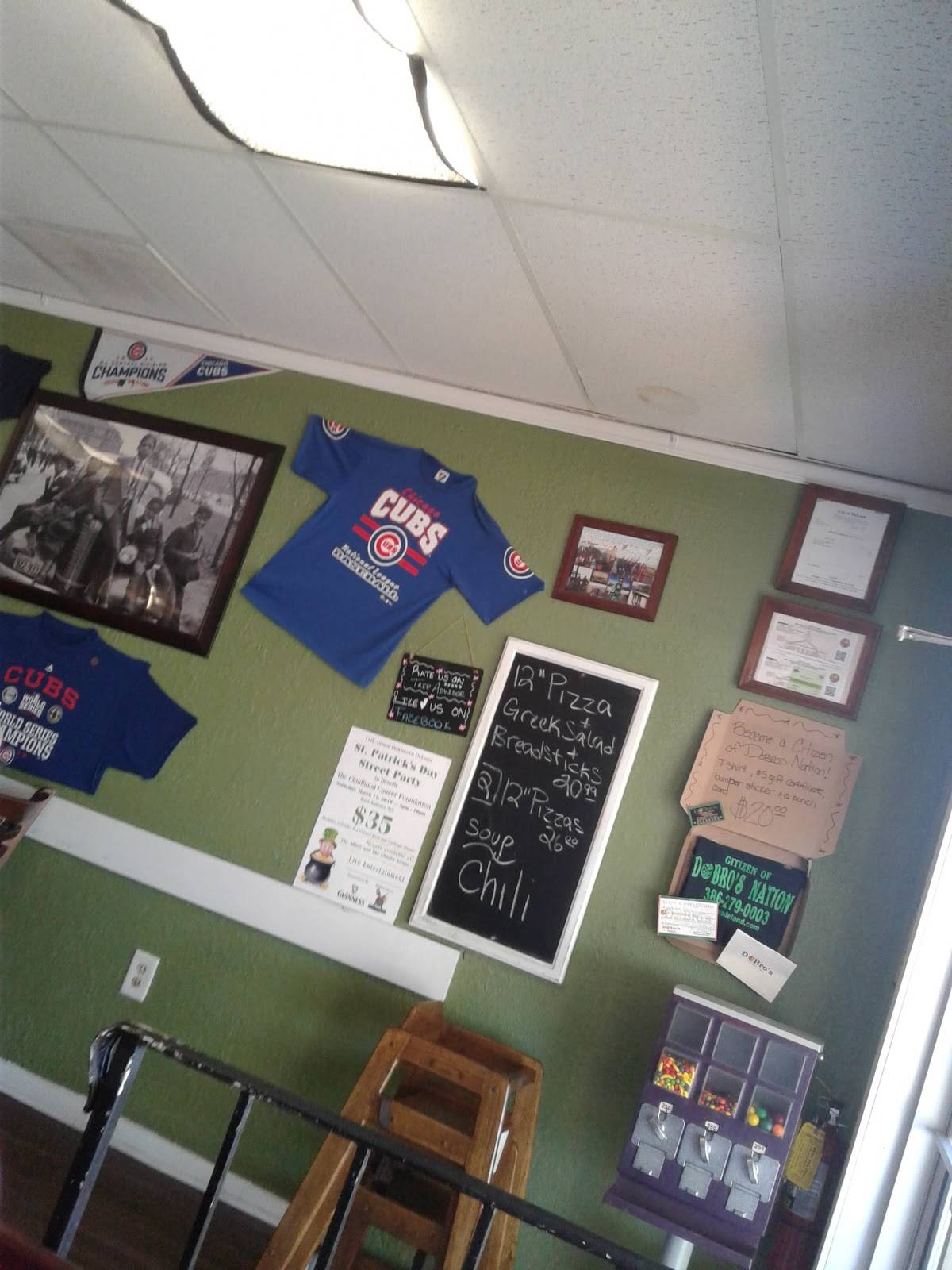 Menu at Dobro's Restaurant, DeLand