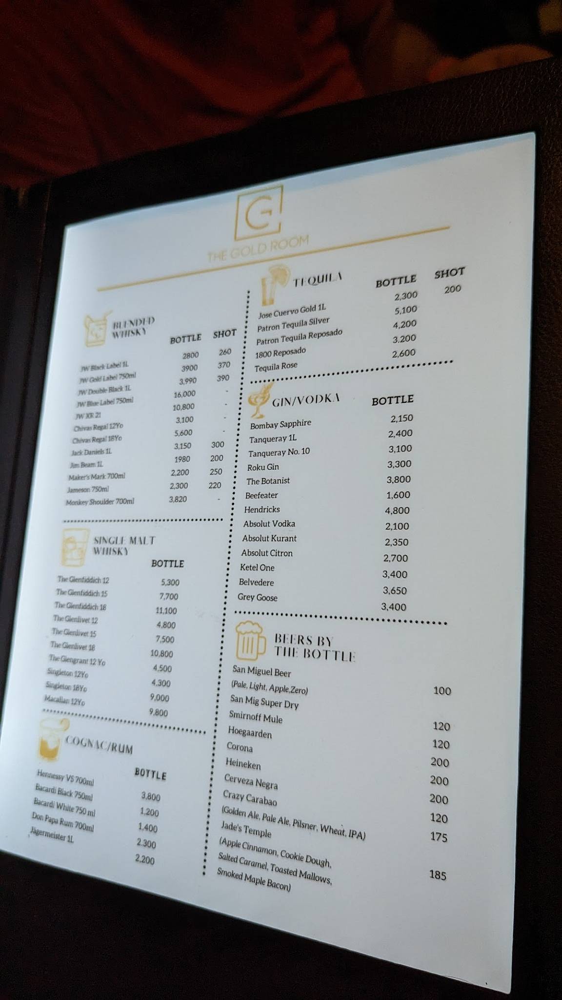 Menu at Delgado.112 restaurant, Quezon City