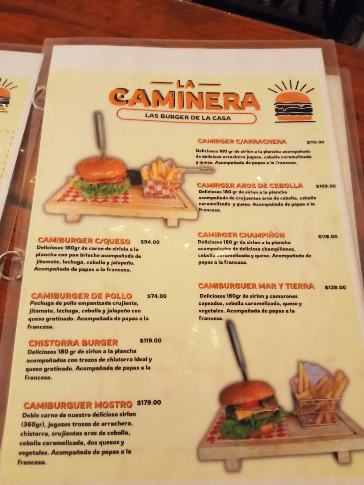 Carta del pub y bar Depósito La Caminera, Ciudad del México, Mier y ...