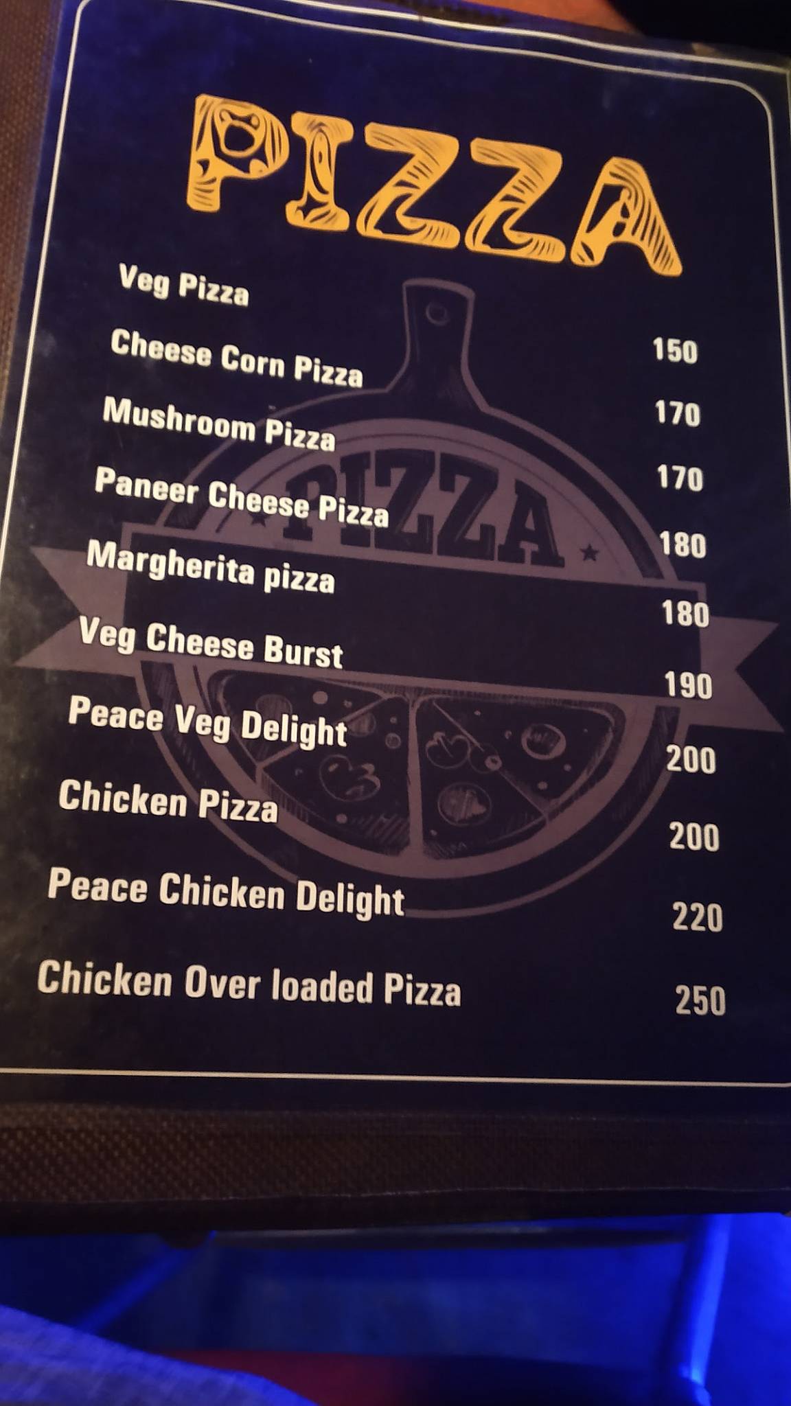 Menu at Peace Cafe Dharwad, Dharwad, SH1