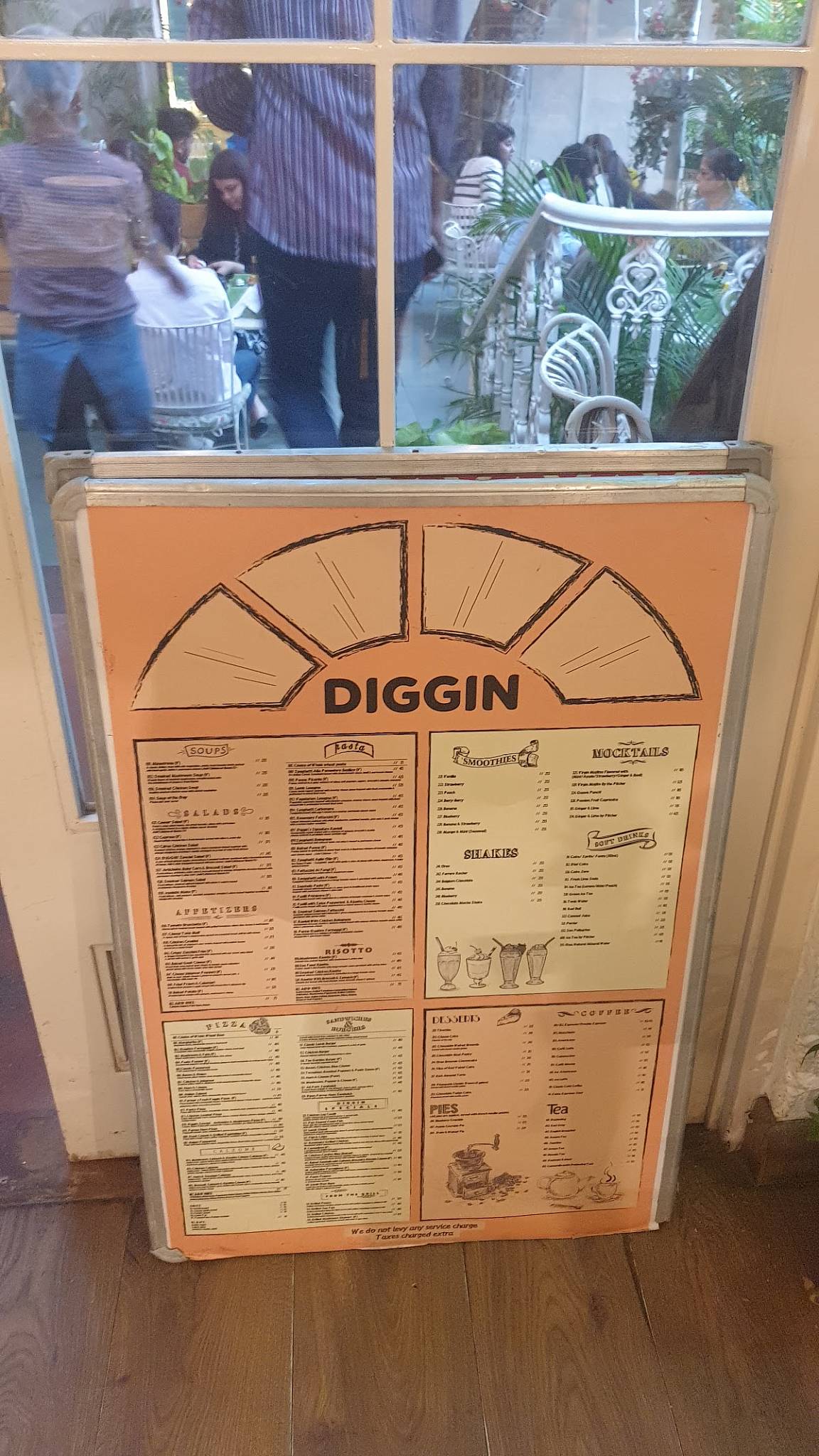 Menu at Diggin Cafe, New Delhi, Santushti Shopping Complex Shop No-10 ...