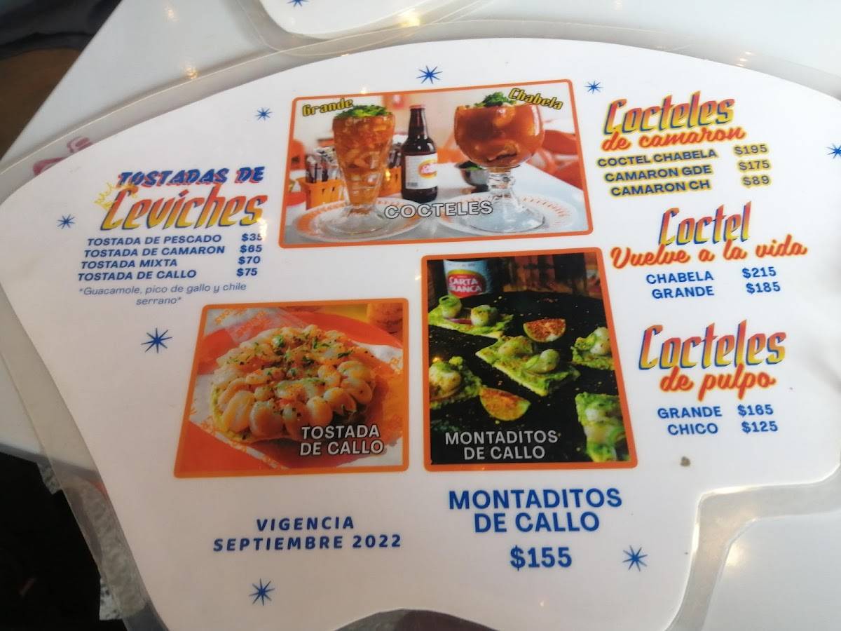Carta del restaurante EL RICAS, Monterrey