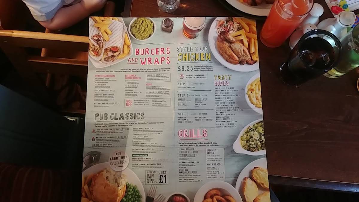 Menu at Eaton Farm pub & bar, Nottingham