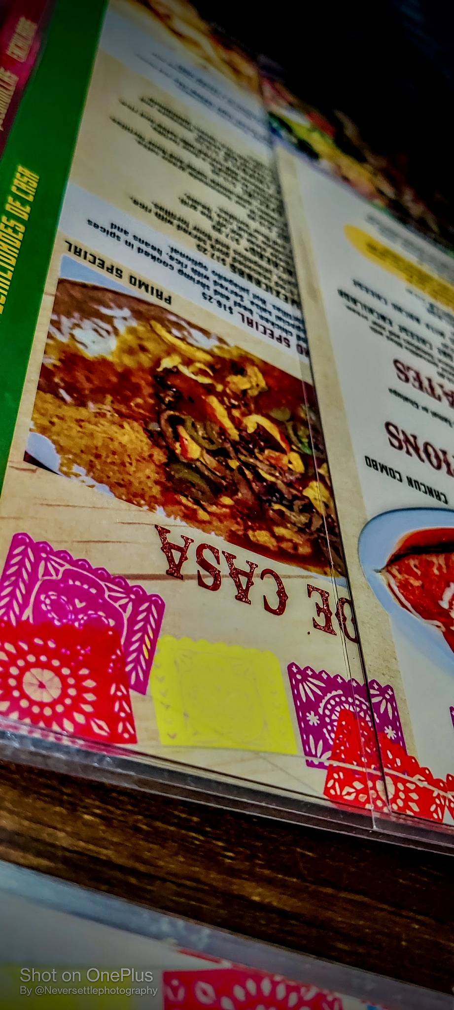 Menu at El Burrito Feliz restaurant, Fremont