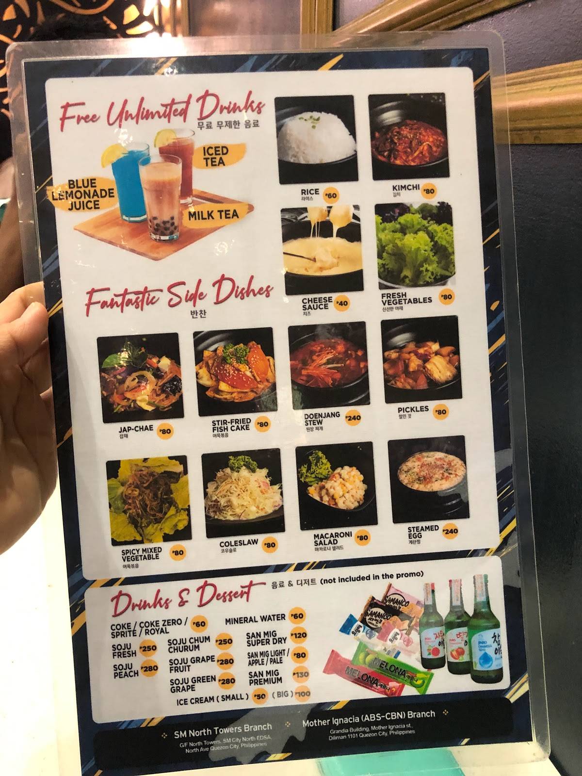 Menu at Fantastic Baka SM North Towers restaurant, Quezon City, MU 111 ...