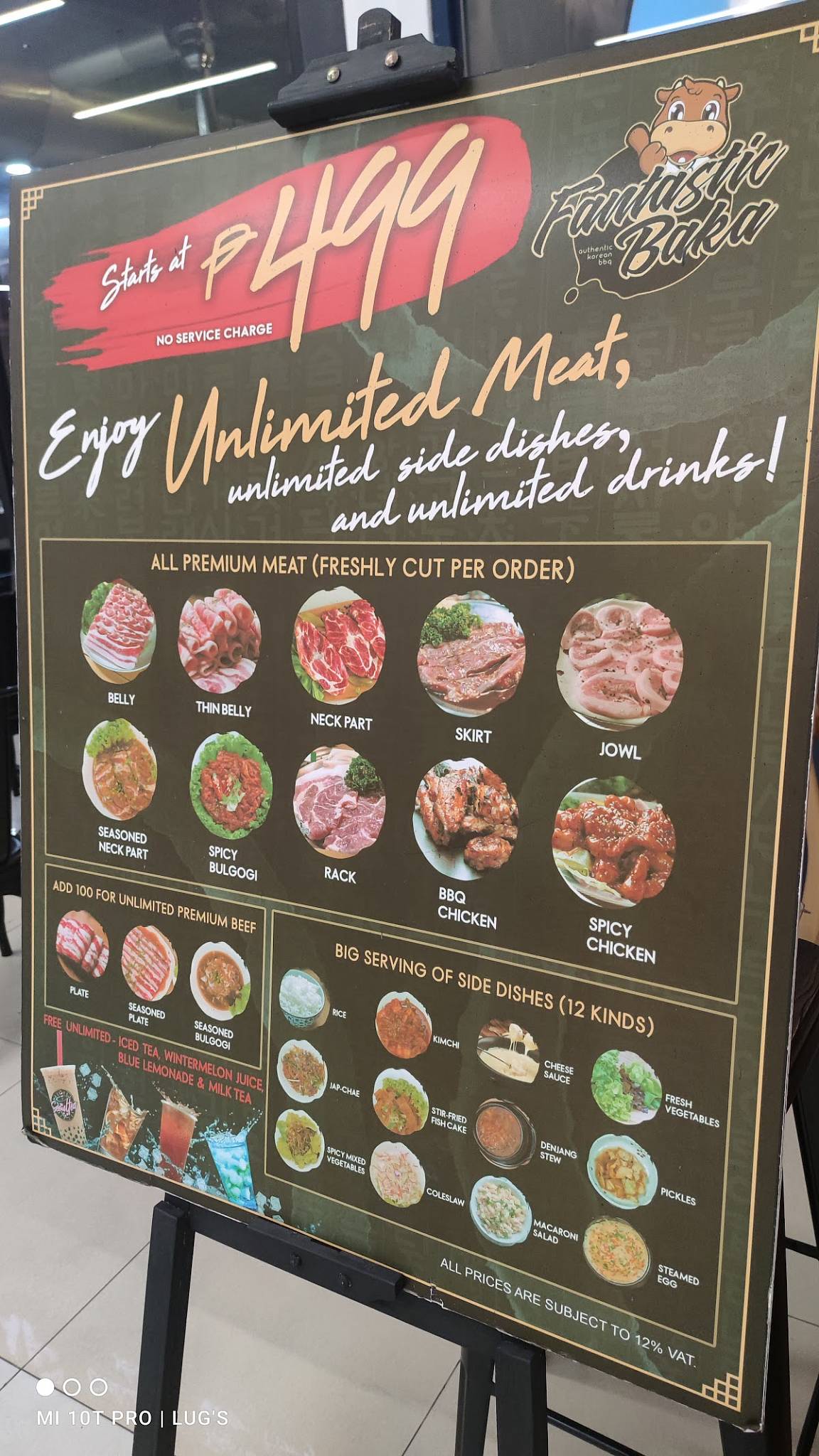 Menu at Fantastic Baka SM North Towers restaurant, Quezon City, MU 111 ...
