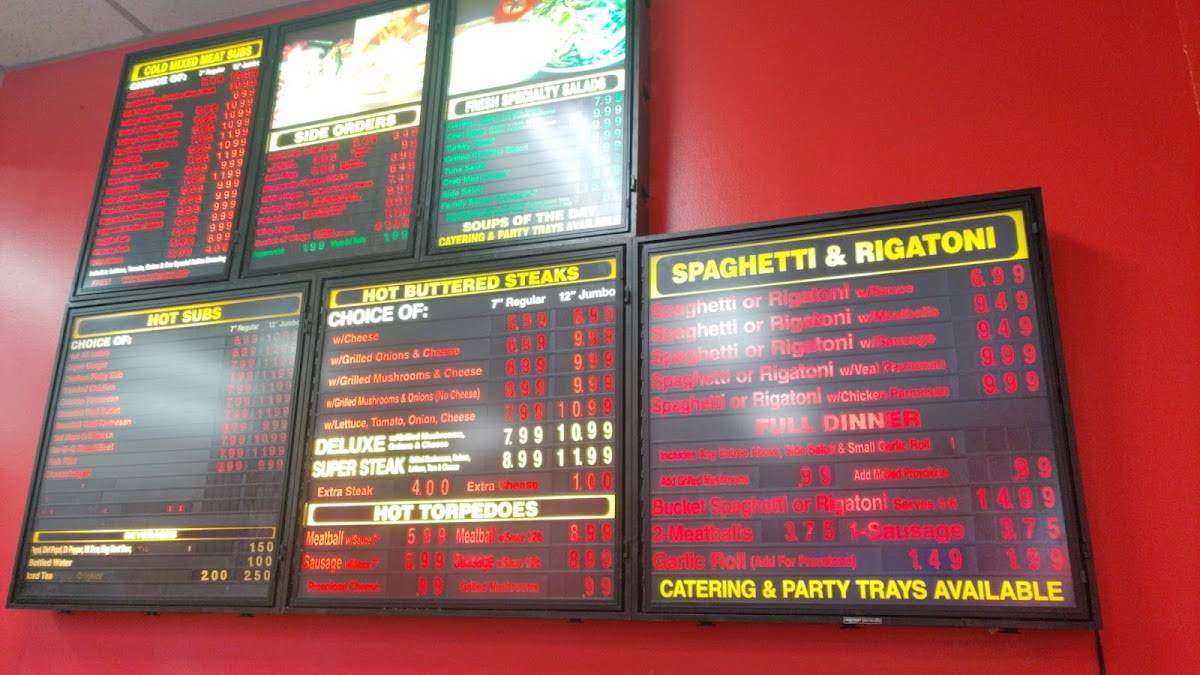 Menu At Papa Joe S Subs Pasta Fast Food Willowick Vine St
