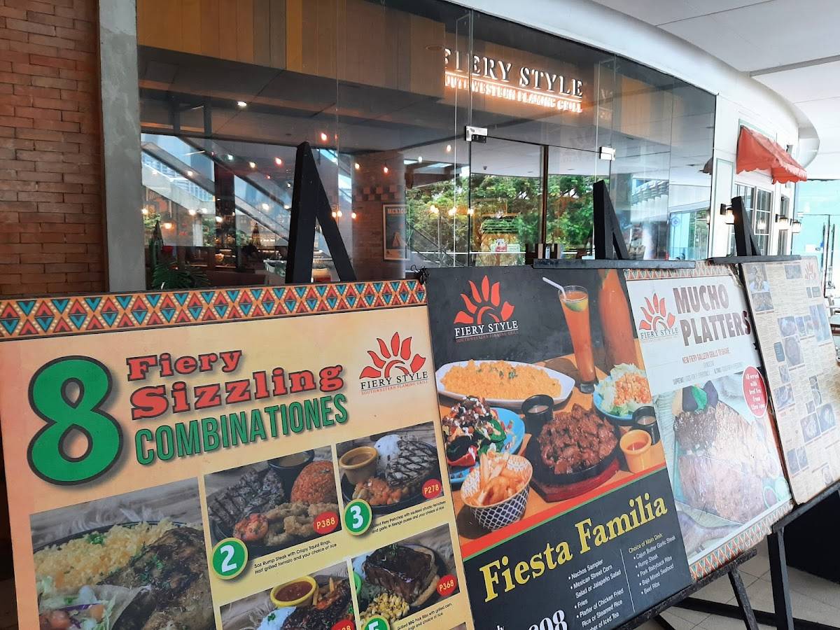 Menu at Fiery Style Southwestern Flaming Grill restaurant, Muntinlupa ...