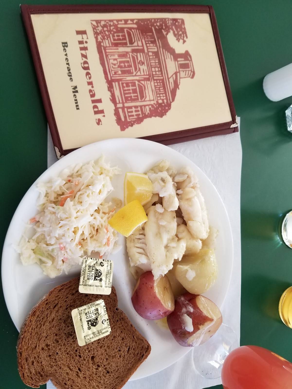 Menu at Fitzgerald's Genoa Junction BBQ, Genoa City