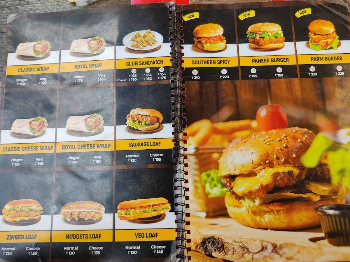 Menu at Foxhole Tcr, Thrissur