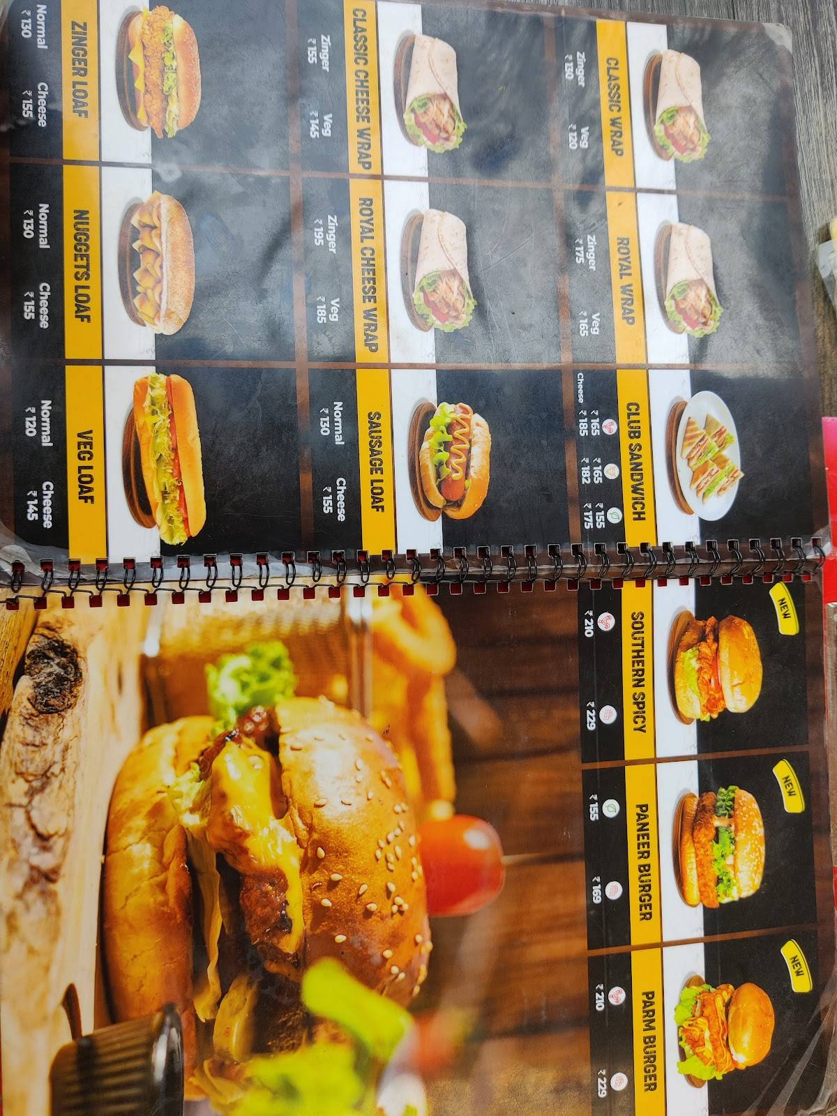 Menu at Foxhole Tcr, Thrissur