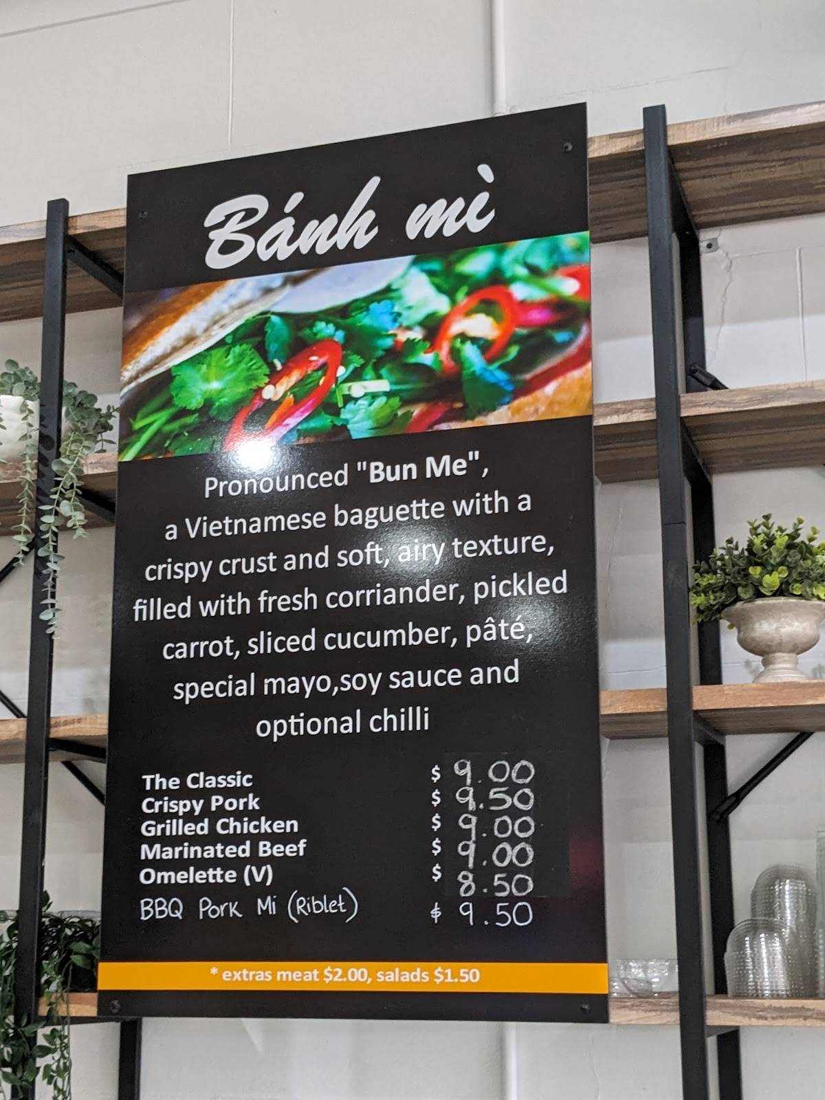 Menu at French Hot Bread cafe, Maryborough