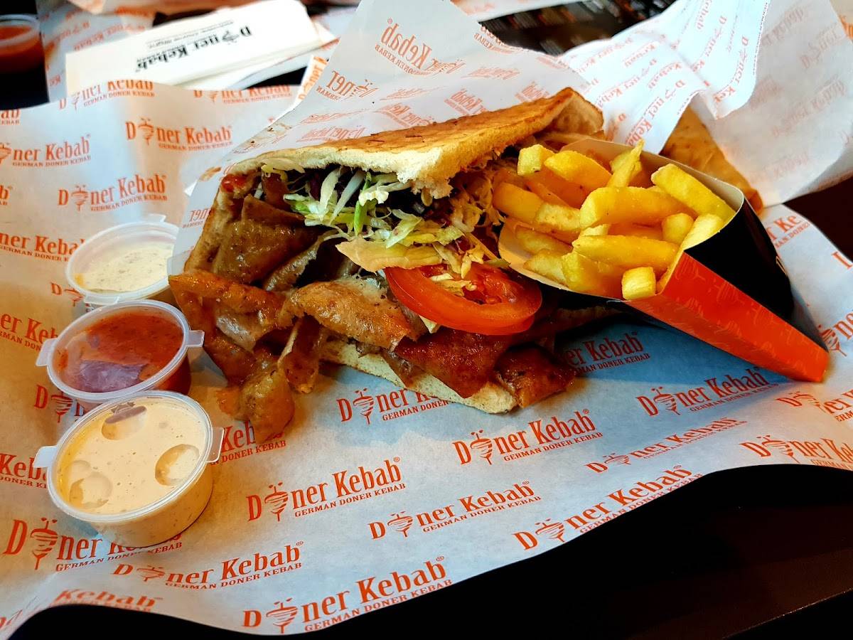 Menu at German Doner Kebab restaurant, Blackburn