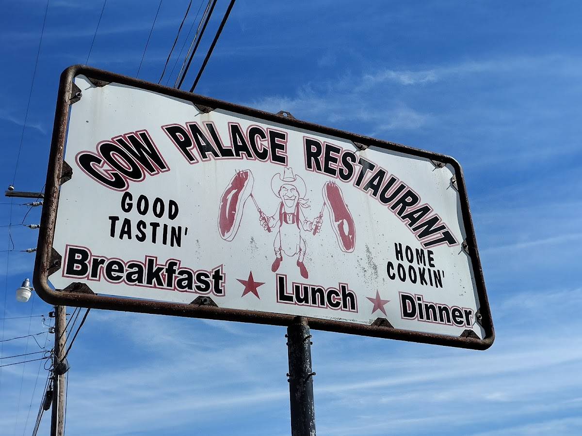 Menu at Cow Palace restaurant, Gonzales, 342 US-90 ALT W