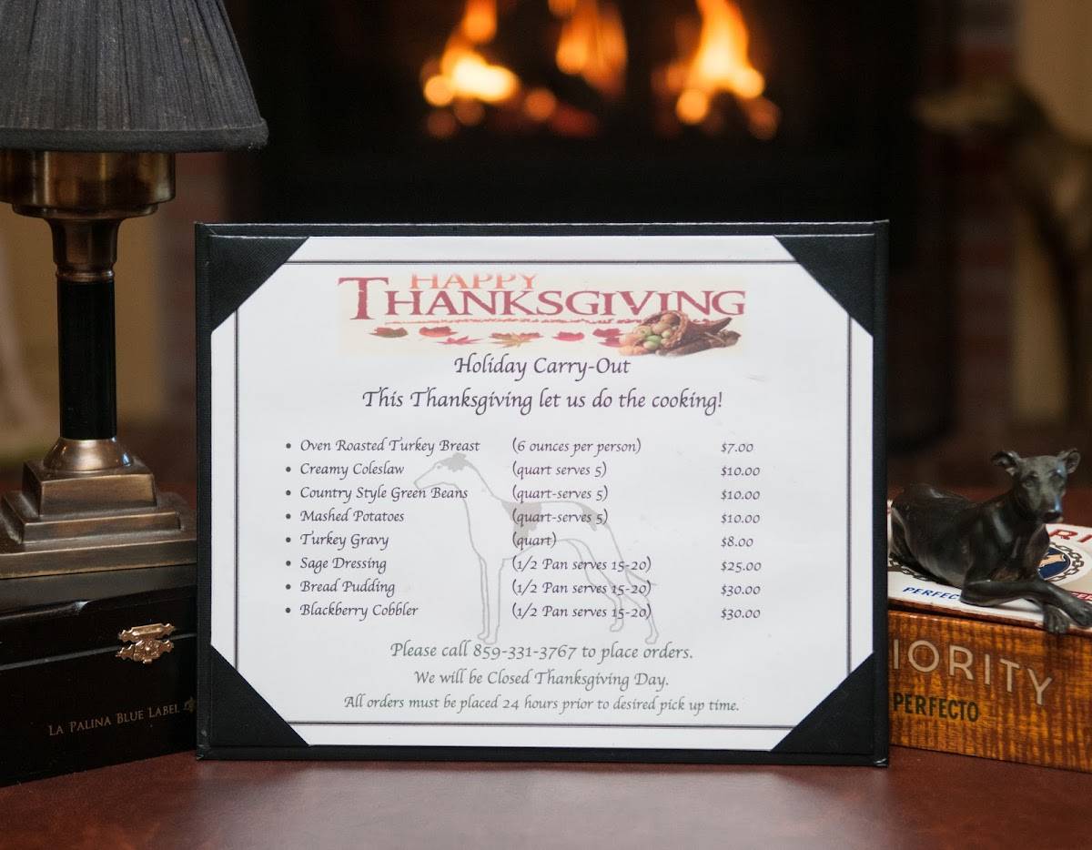 Menu at Greyhound Tavern pub & bar, Fort Mitchell