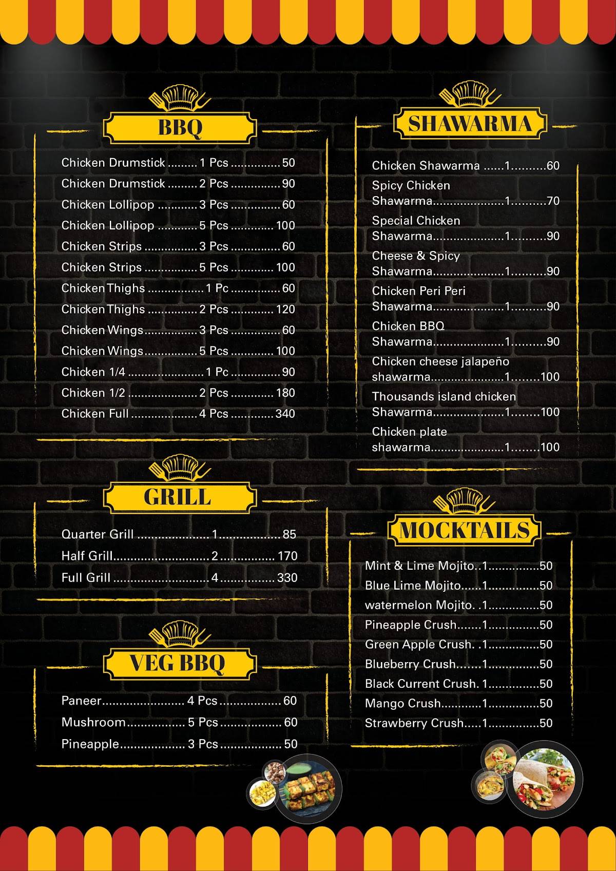 Menu at Grillland BBQ Kumarapalayam, Komarapalayam