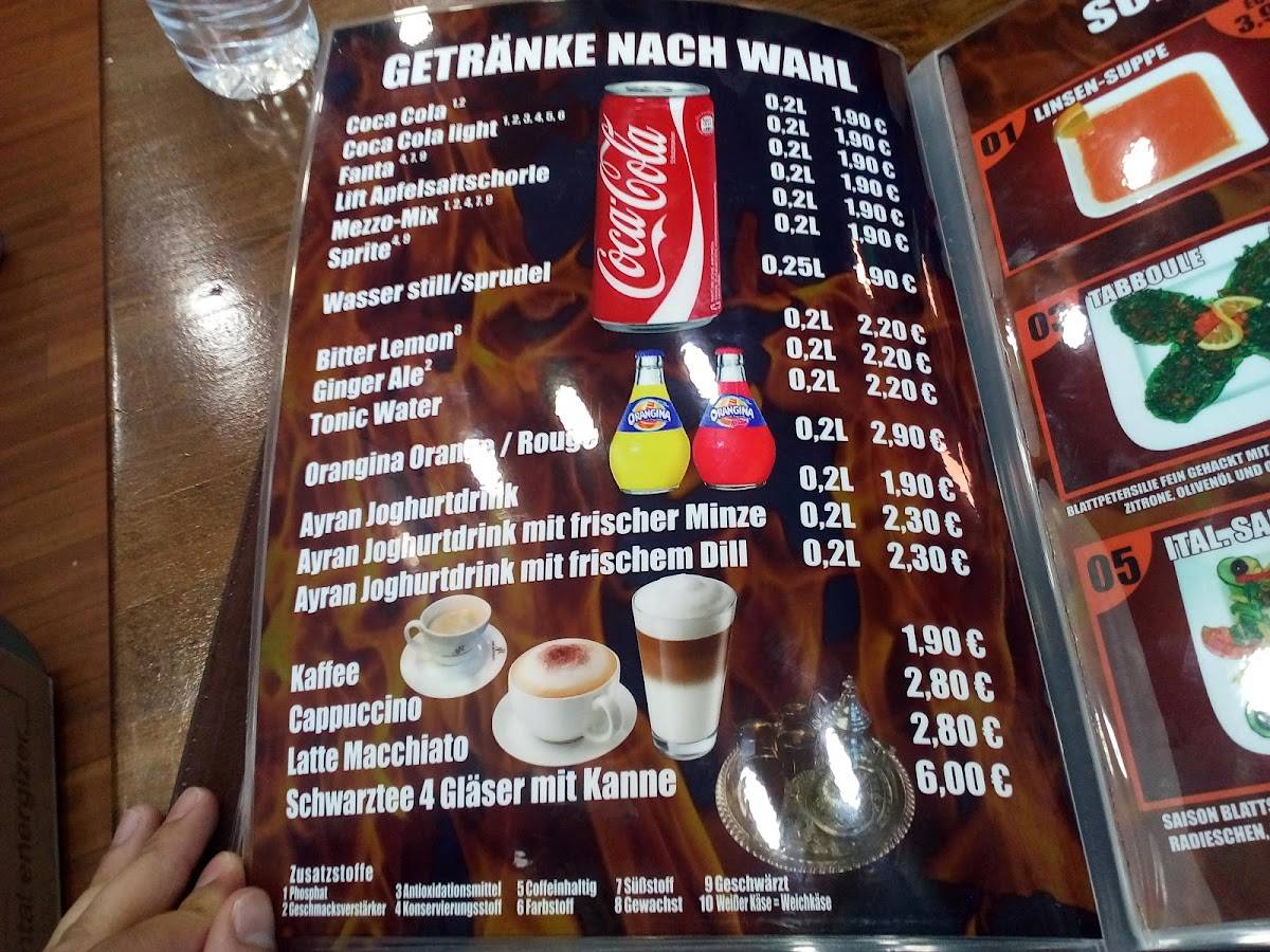 Speisekarte von Restaurant Arbil Döner Imbiss, Heidelberg