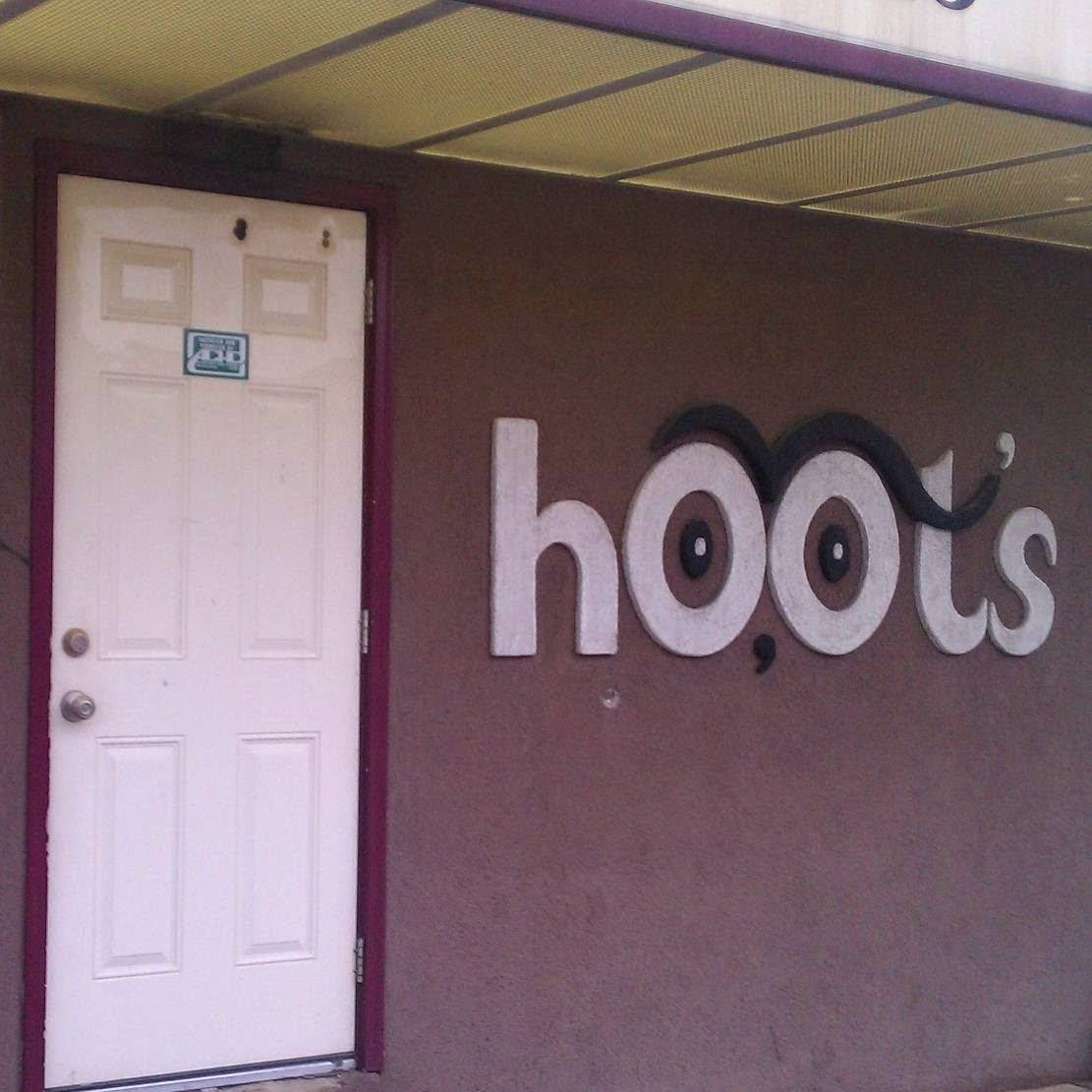 Menu at Hoot's Again restaurant, McKeesport