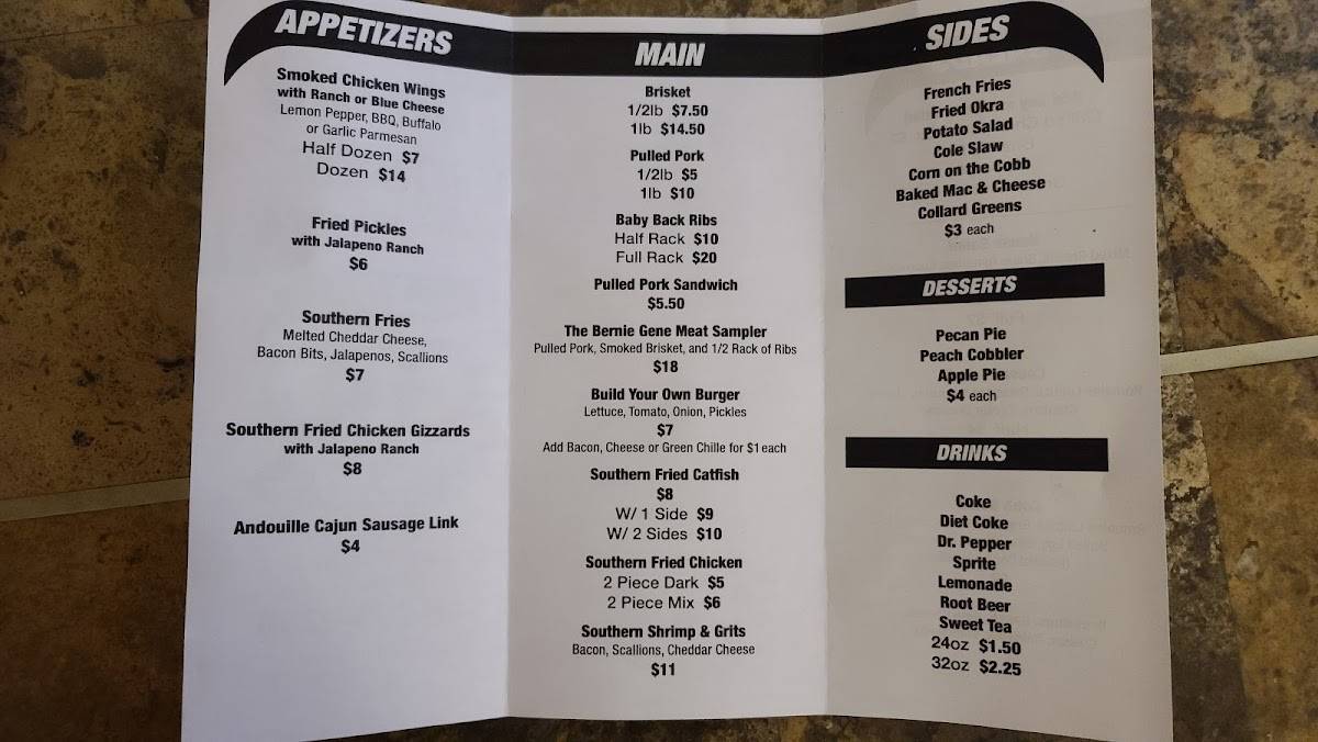 Menu at Hot Mess BBQ & Soul Food, Albuquerque, Eubank Blvd NE