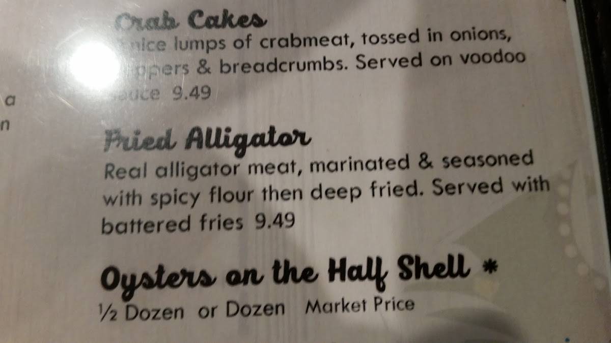Menu at Boo-Ray's of New Orleans restaurant, Hudson Oaks, 201 Hudson ...