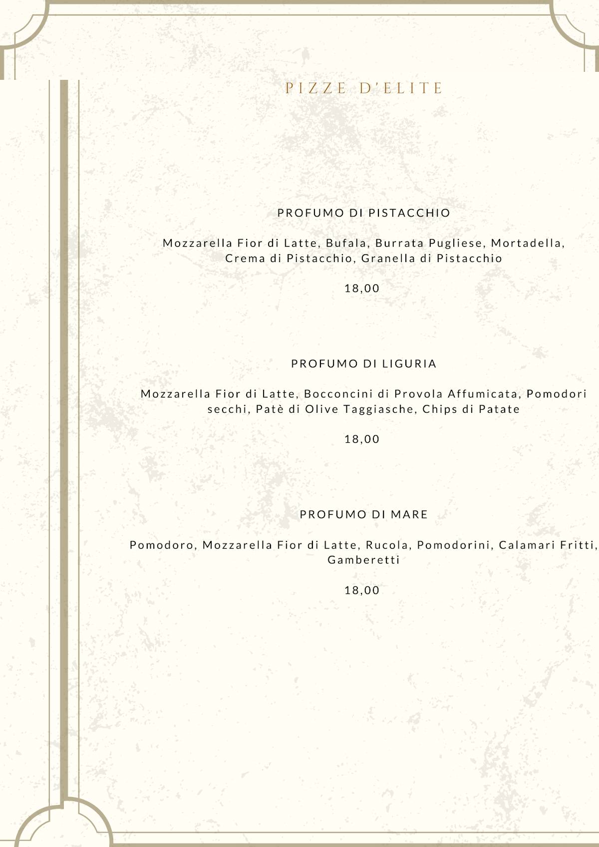 Menu da I Soliti Pizzaioli ristorante, Albisola Superiore