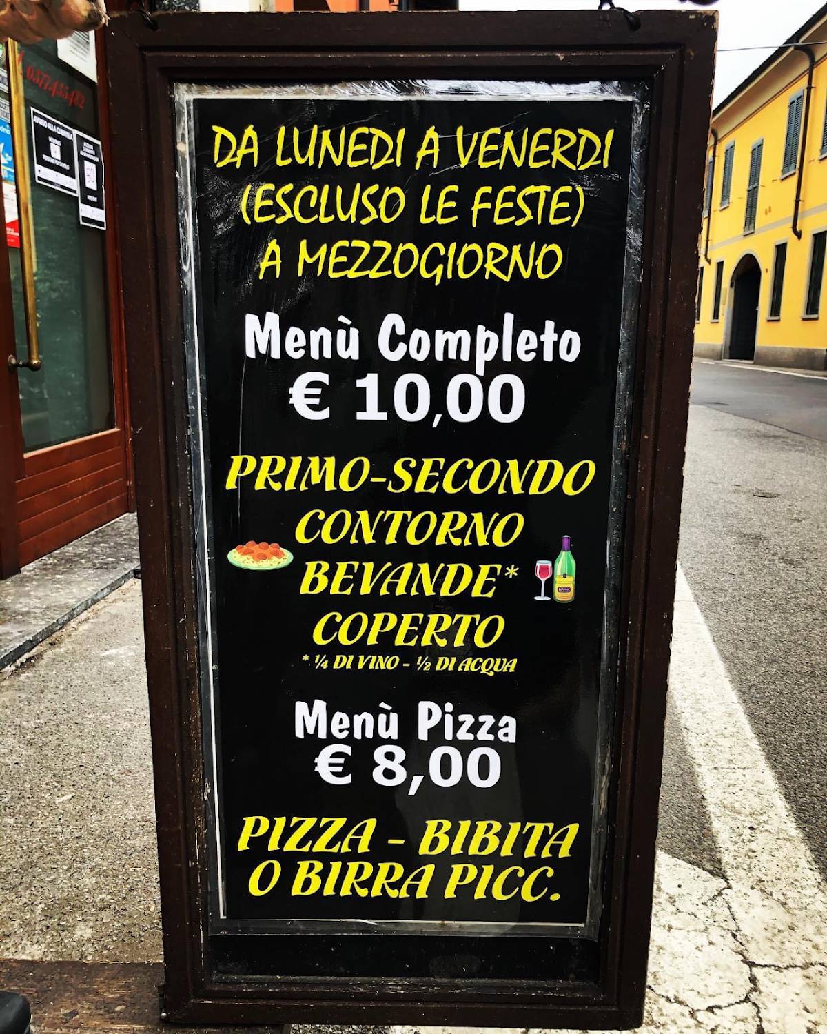 Menu at Central Park Codogno pub & bar, Codogno