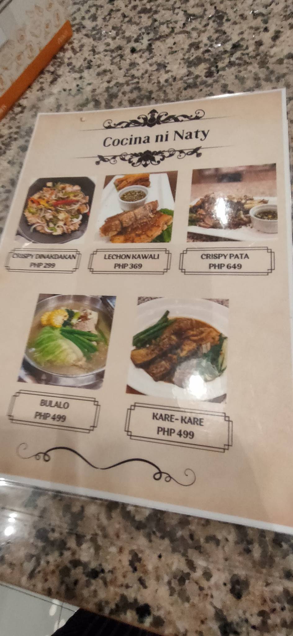 Menu at Felize Cafe - Imus, Cavite, Imus