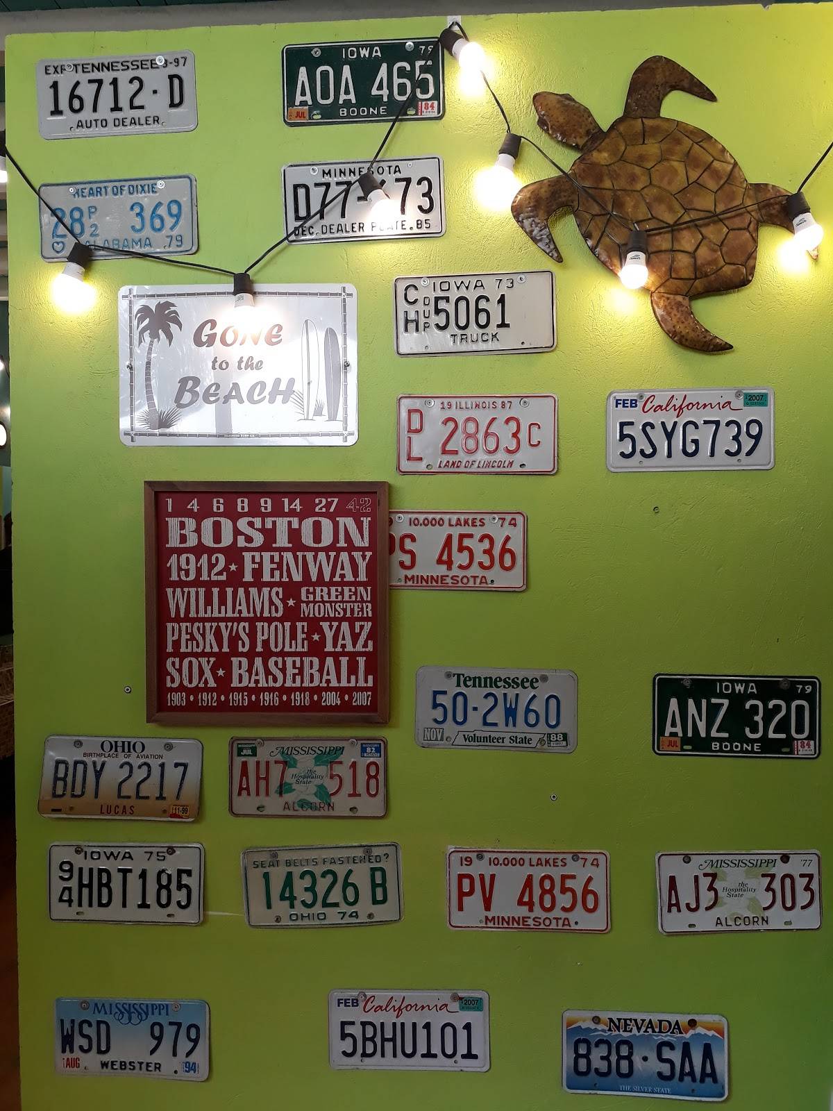 Carta de Islamorada Restaurante, Sopó