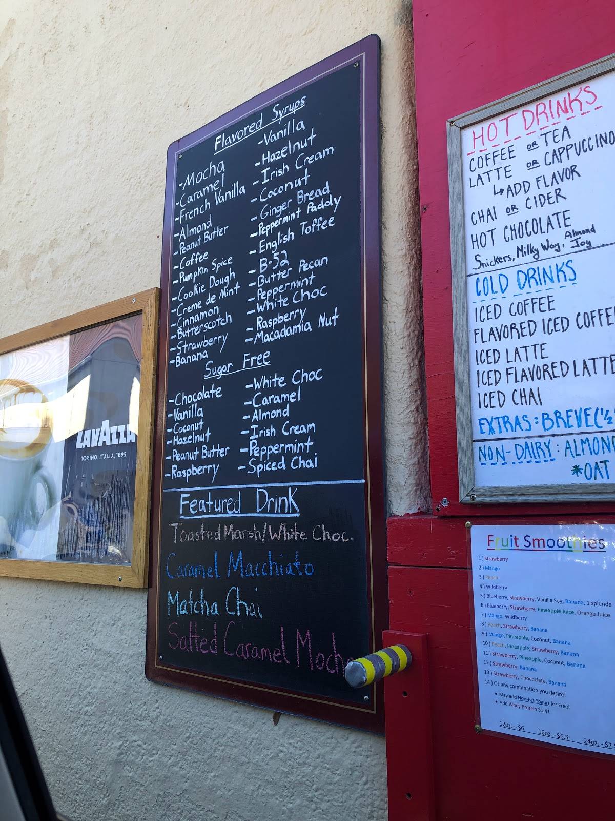 Menu at JT Java House restaurant, Lancaster