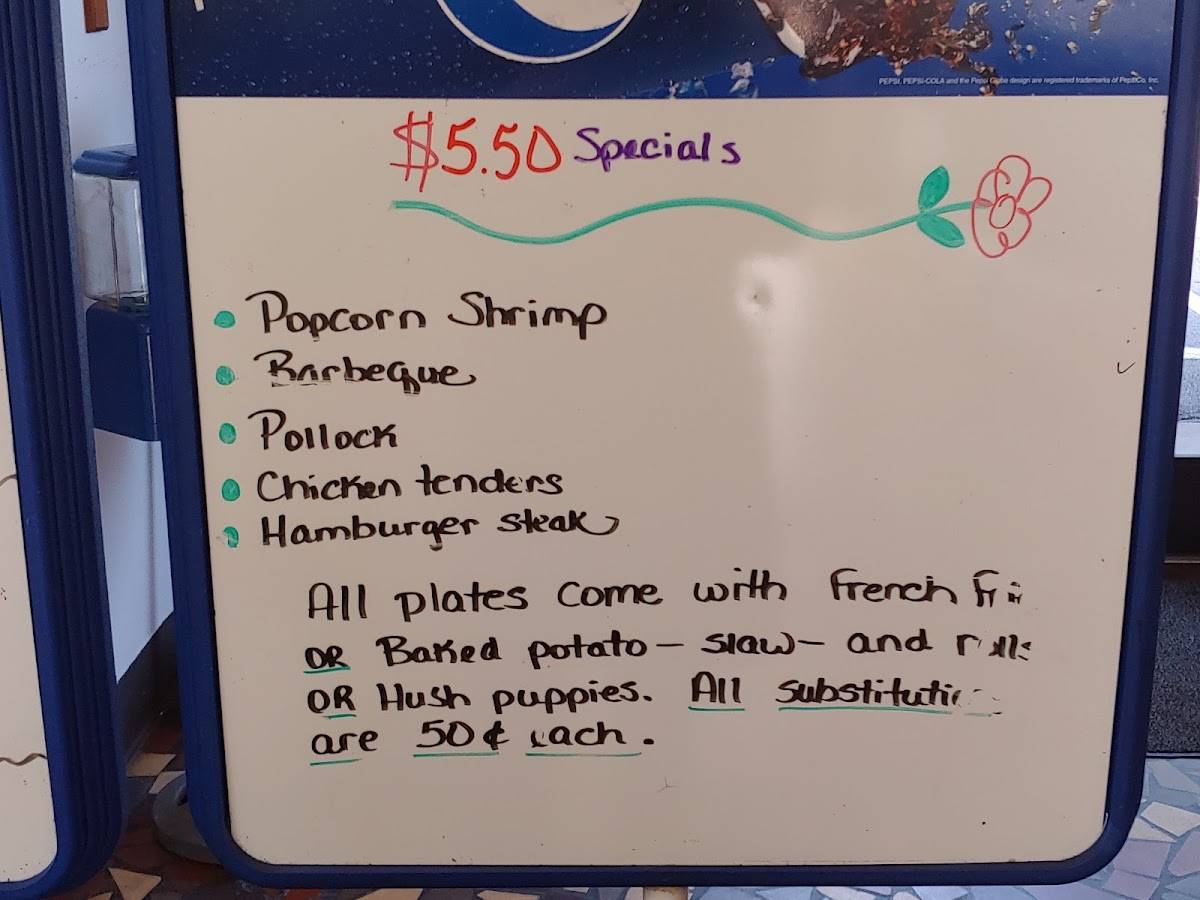 Menu at John Boy's BBQ & Seafood, Elkin