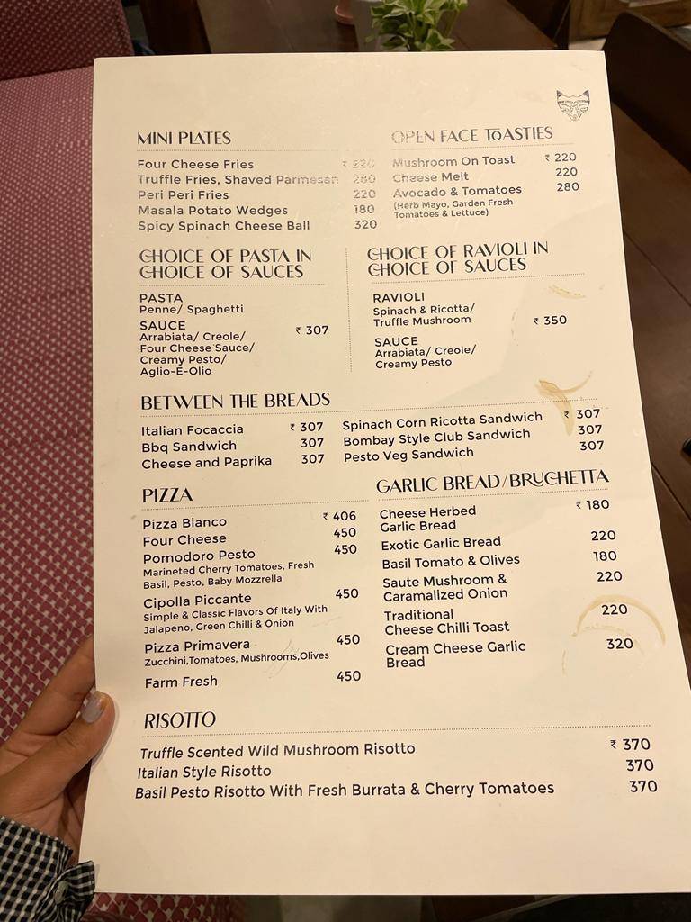 Menu at Kaffa Coffee Roasters, Ahmedabad, Ground Floor