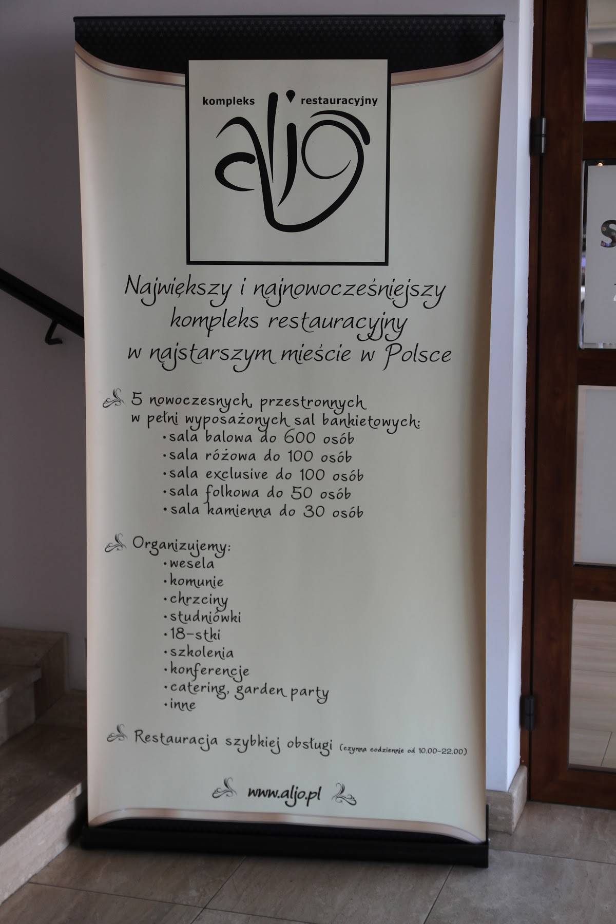 Menu at Kompleks restauracyjny Aljo restaurant, Kalisz