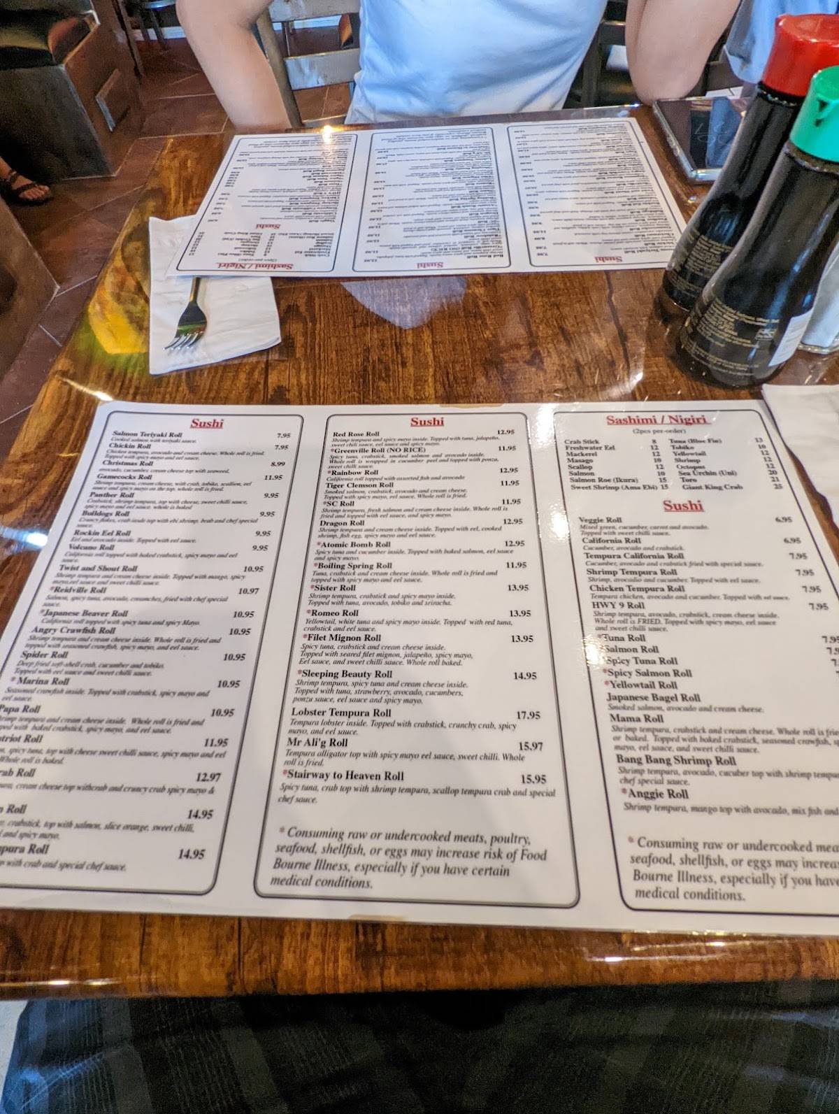Menu at Konnichiwa of fort mill,sc restaurant, Fort Mill
