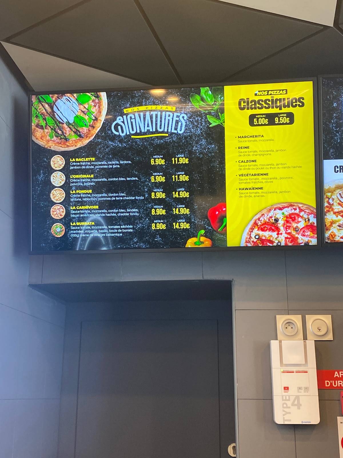 Menu au Five Pizza Original - Lille restaurant, Lille