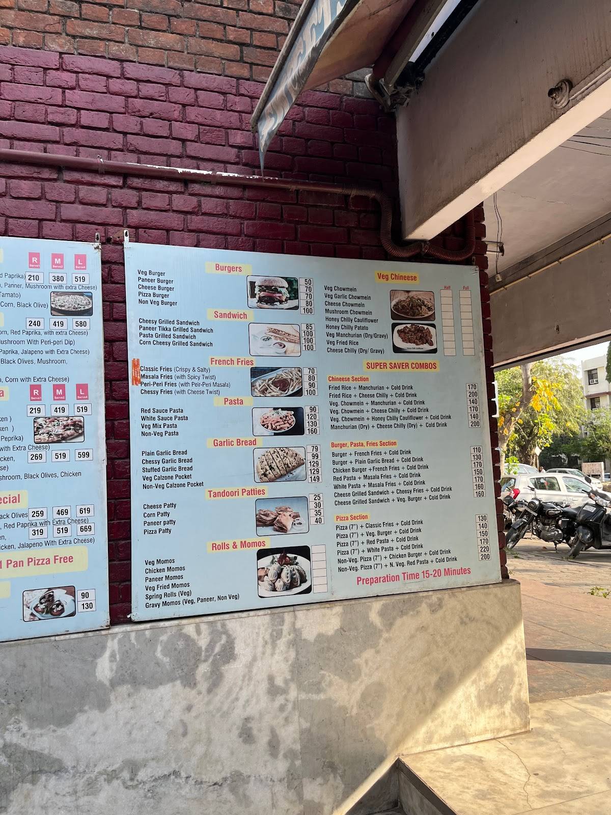 Menu at Little Hut, Chandigarh, PR8J+CM8