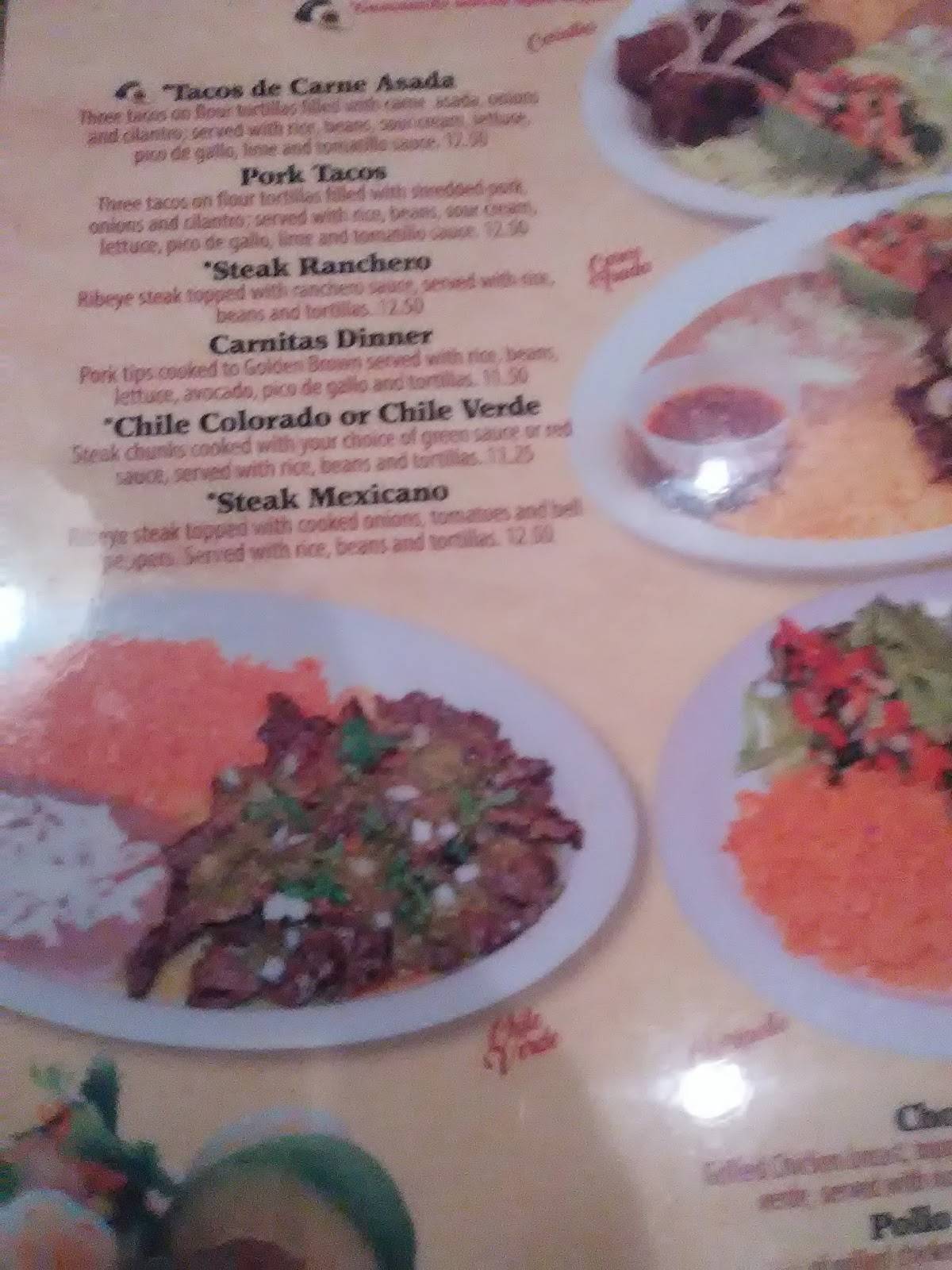 Menu at Los Bravos Mexican Restaurant, Smyrna, S Cobb Dr SE