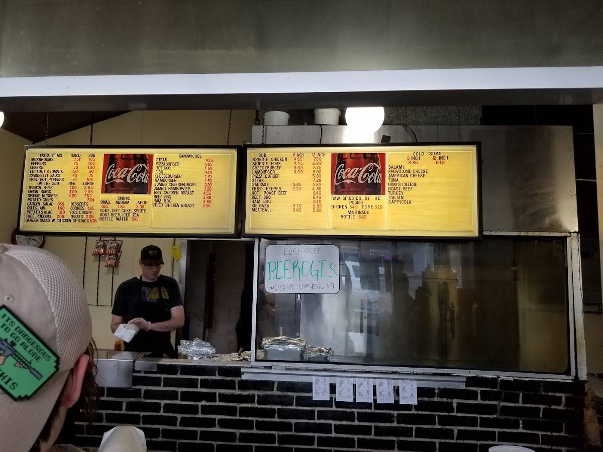 Menu at Lupo's Char-Pit BBQ, Endicott
